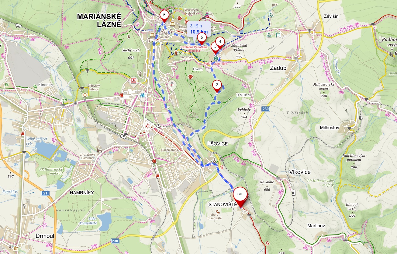 Mariánské Lázně – Husky na tripu